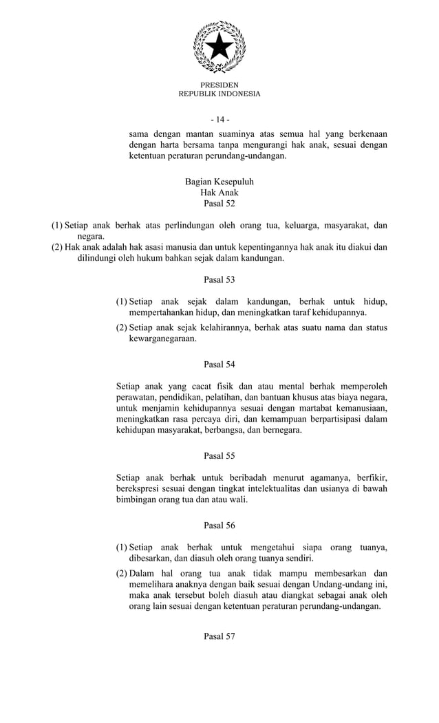 Uu nomor-39-tahun-1999-tentang-$h9 fvds | PDF