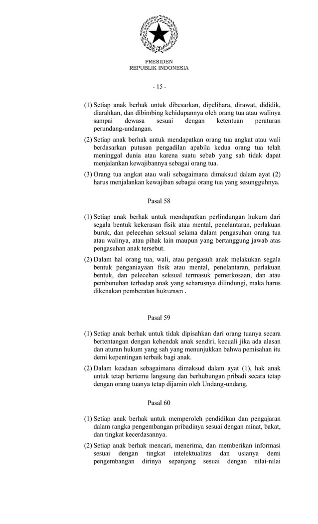 Uu nomor-39-tahun-1999-tentang-$h9 fvds | PDF