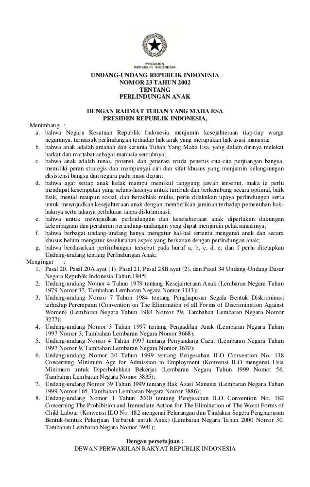 Undang Undang Perlindungan Anak - Homecare24 Undang Undang Perlindungan Anak - Homecare24