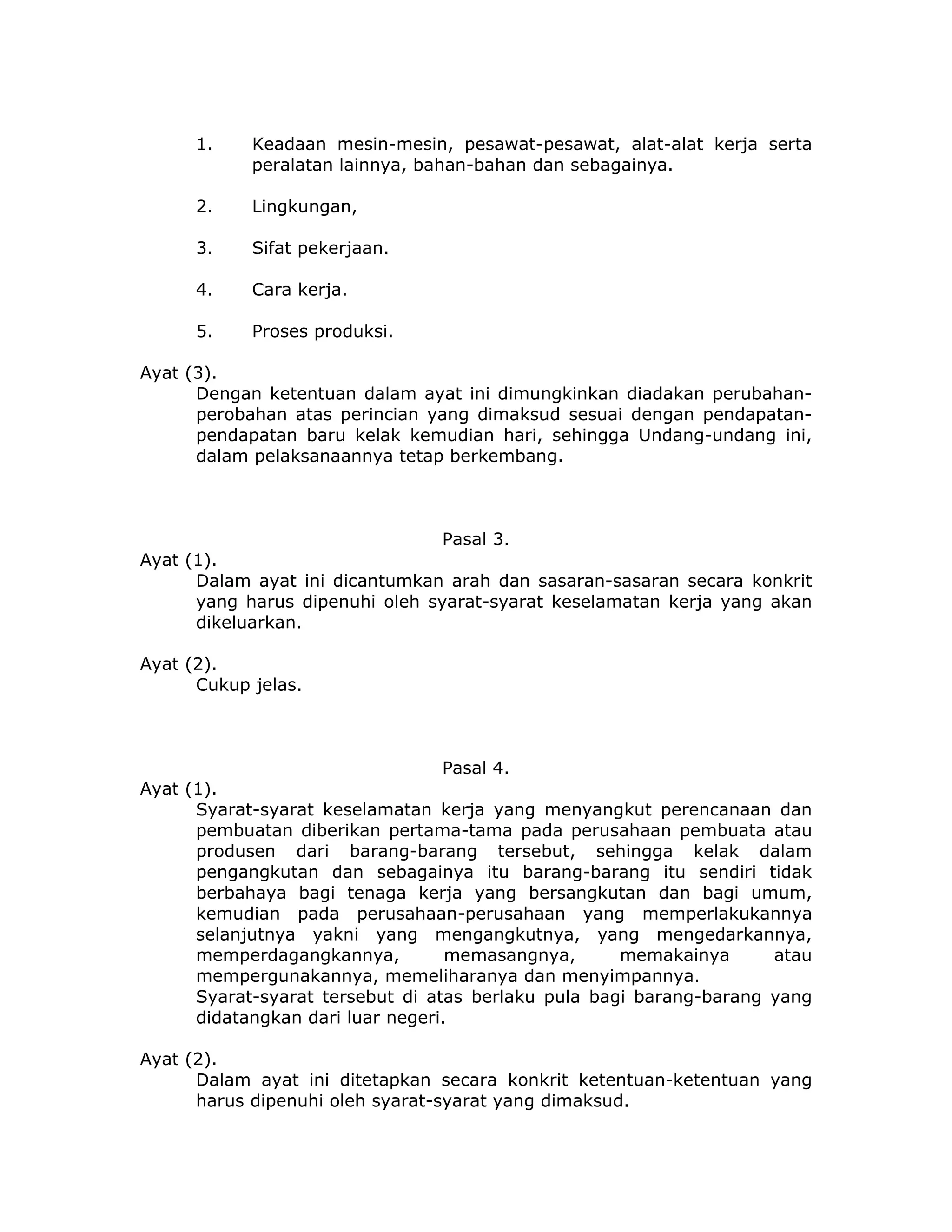 UU k3 tahun 1970 | PDF