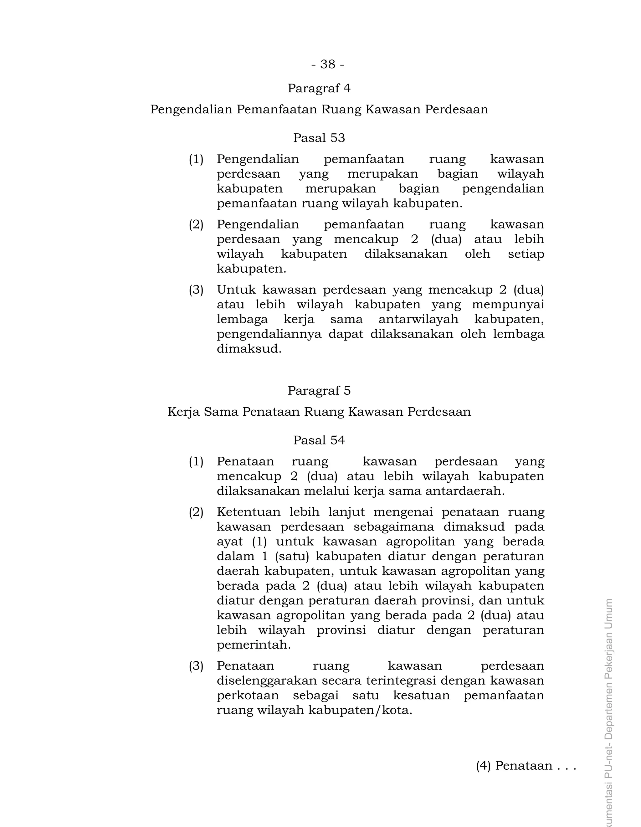 UU No.26 Tahun 2007 tentang Penataan Ruang | PDF