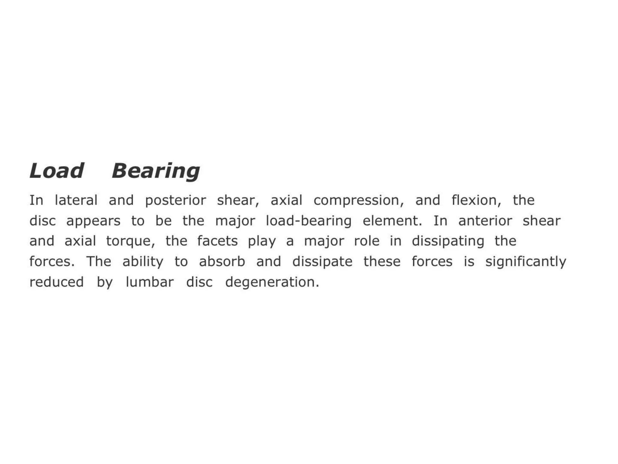 Lumbar intervertebral disc anatomy, biomechanics and pathogenesis of ...