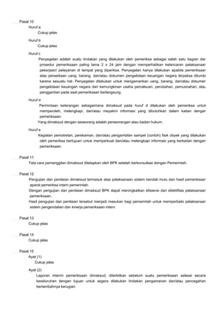 Uu 15 2004 - pemeriksanaan keuangan | PDF