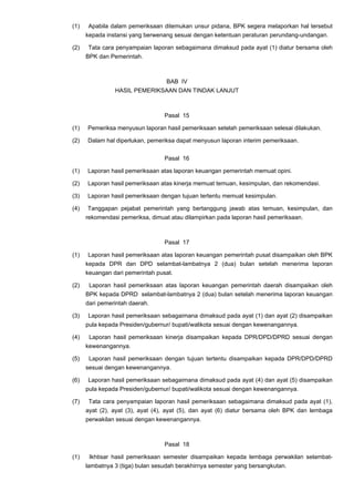 Uu 15 2004 - pemeriksanaan keuangan | PDF