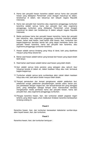 UU No. 16 Tahun 1992 | PDF