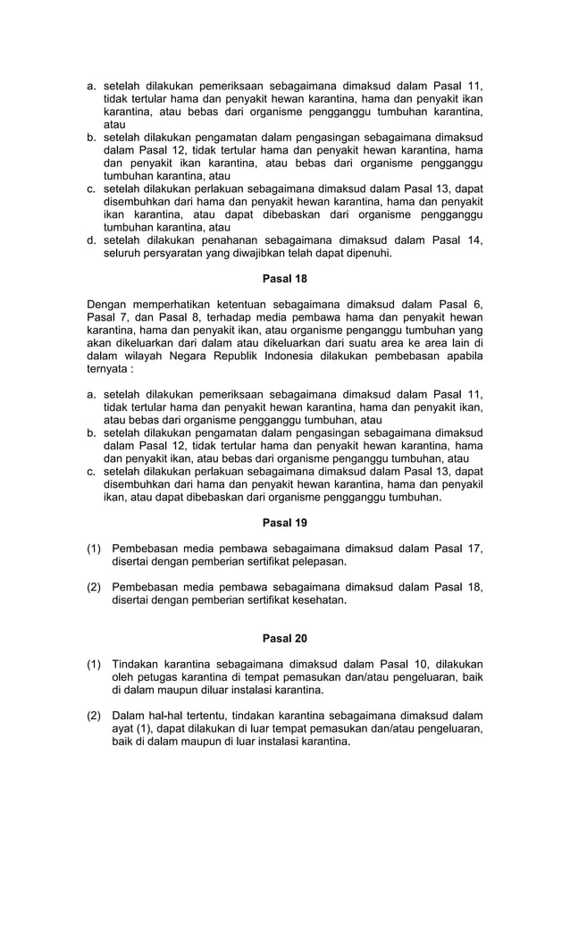 UU No. 16 Tahun 1992 | PDF