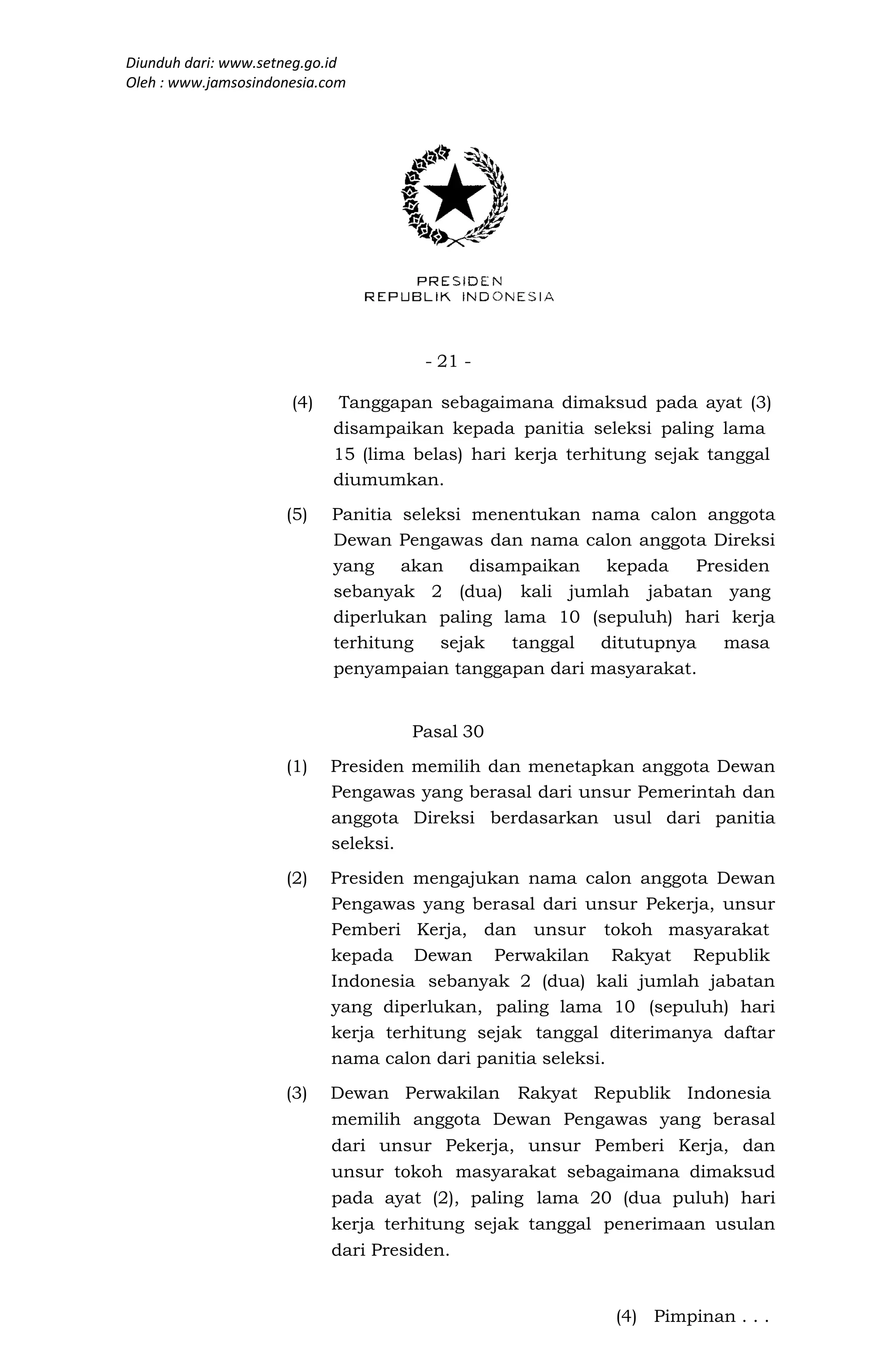 Uu 24 tahun 2011 tentang bpjs | PDF