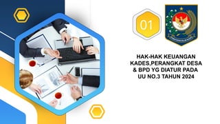 UU 3 tahun 2024 tentang perubahan uu 6 tahun 2014pptx | PPTX