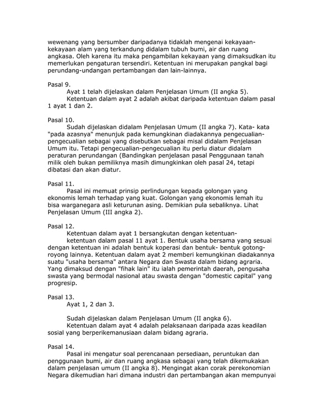 Uu 5 tahun 1960 uupa | PDF