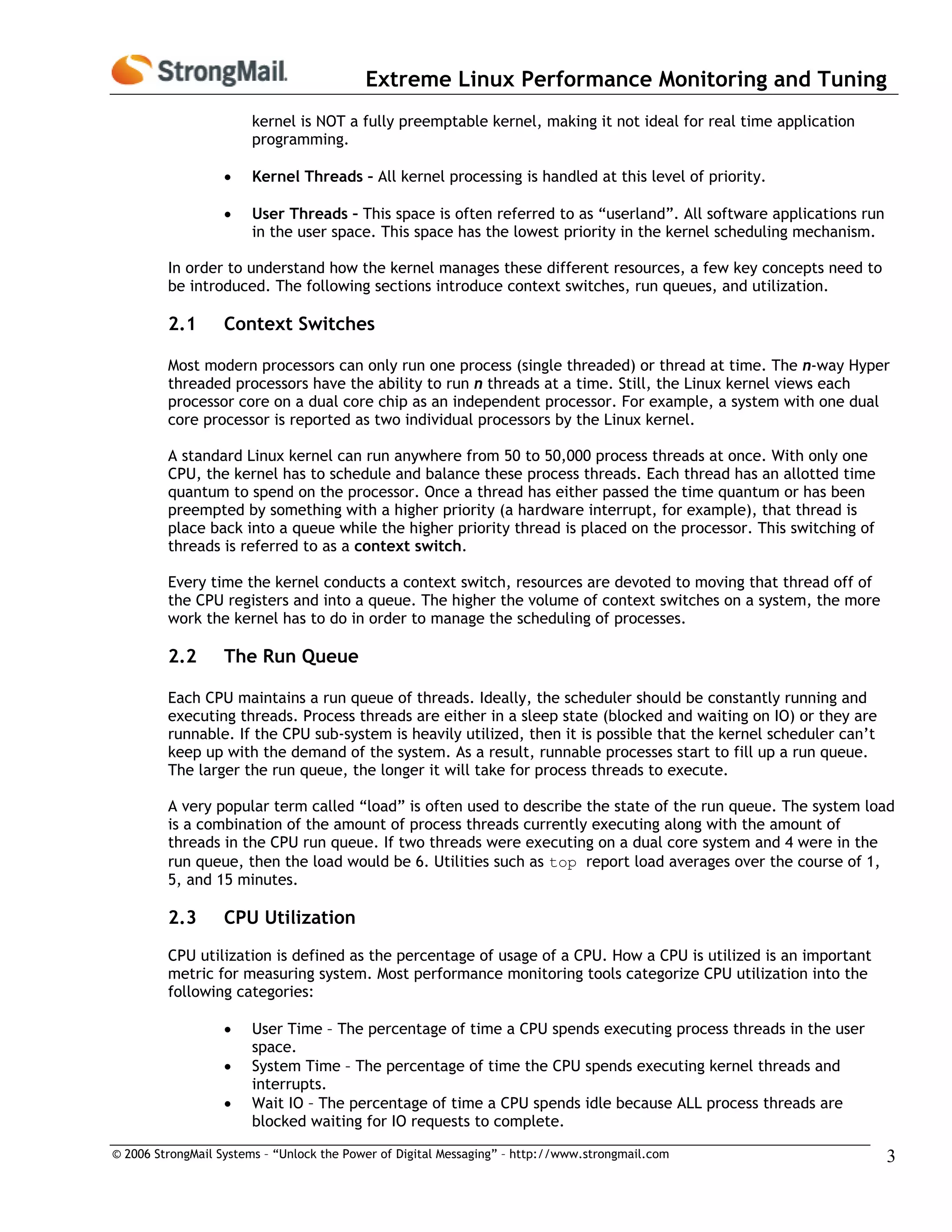 Extreme Linux Performance Monitoring and Tuning | PDF