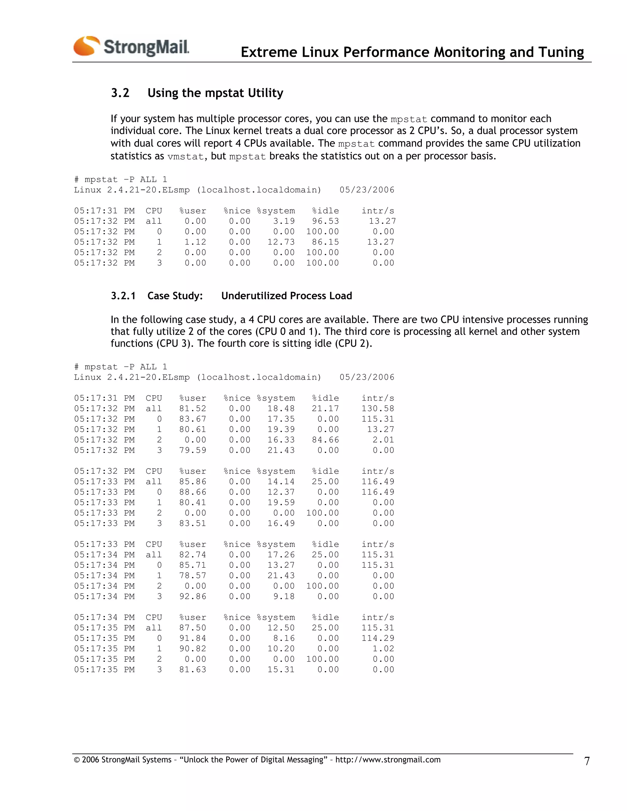 Extreme Linux Performance Monitoring and Tuning | PDF