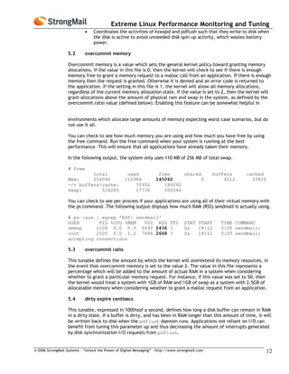 Extreme Linux Performance Monitoring and Tuning | PDF