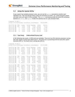 Extreme Linux Performance Monitoring and Tuning | PDF
