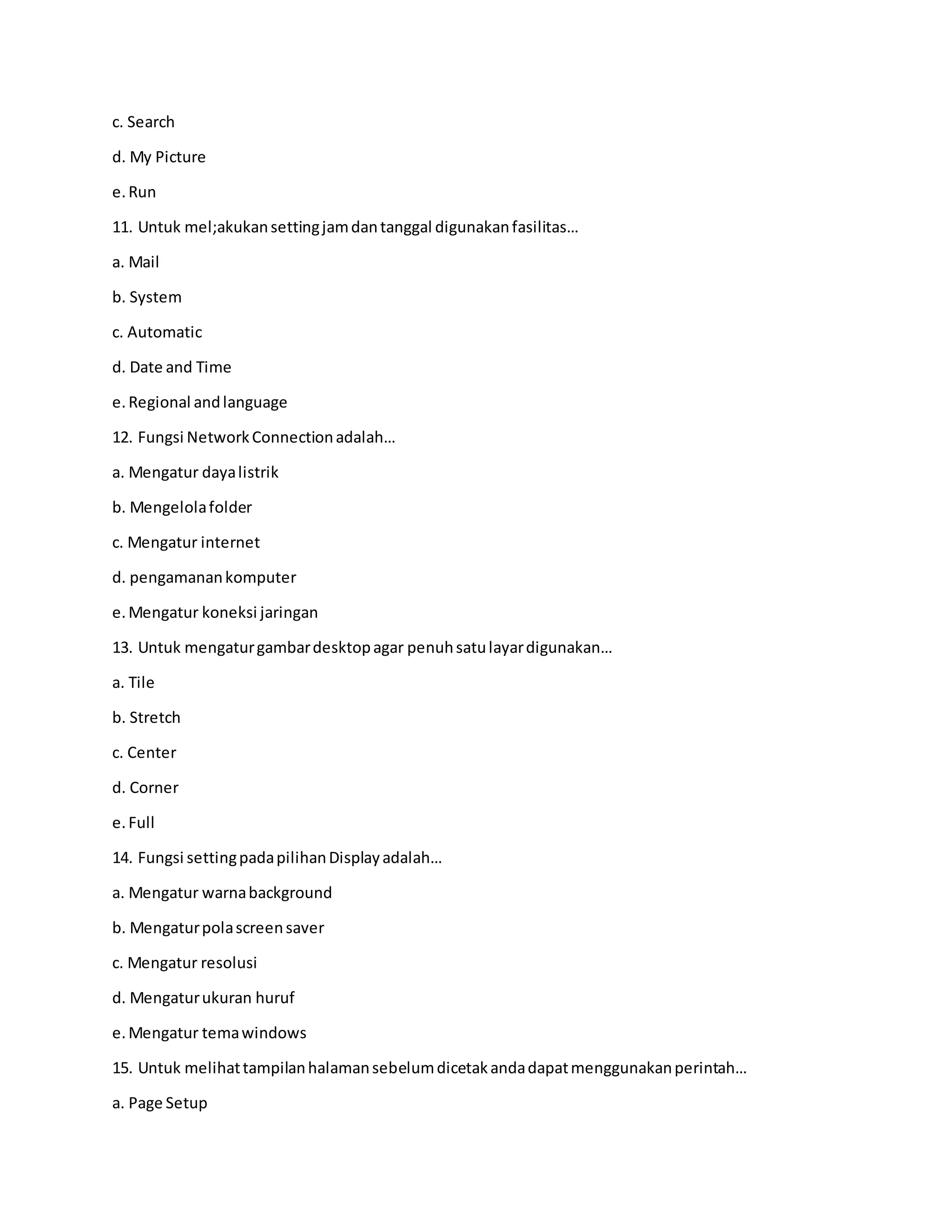 Soal UKK Semester II Kelas X | PDF