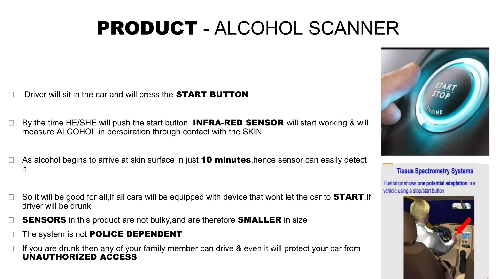 Alcohol sensor ppt | PPTX