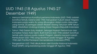 UUD 1945 | PPTX