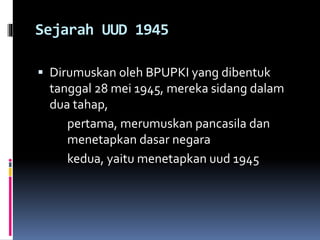 UUD 1945 | PPTX