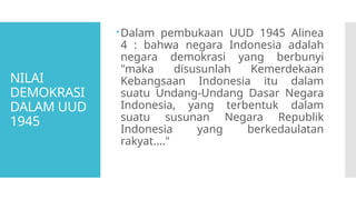 Undang-Undang Dasar 1945 Dasar Negara Indonesia.pptx