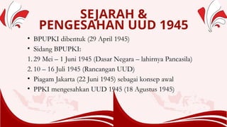 UUD 1945.pptx sebagai Konstitusi Indonesia | PPTX