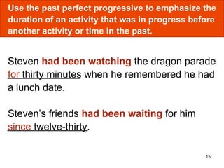 Uueg chapter03 present_and_perfect_progressive_tenses | PPT