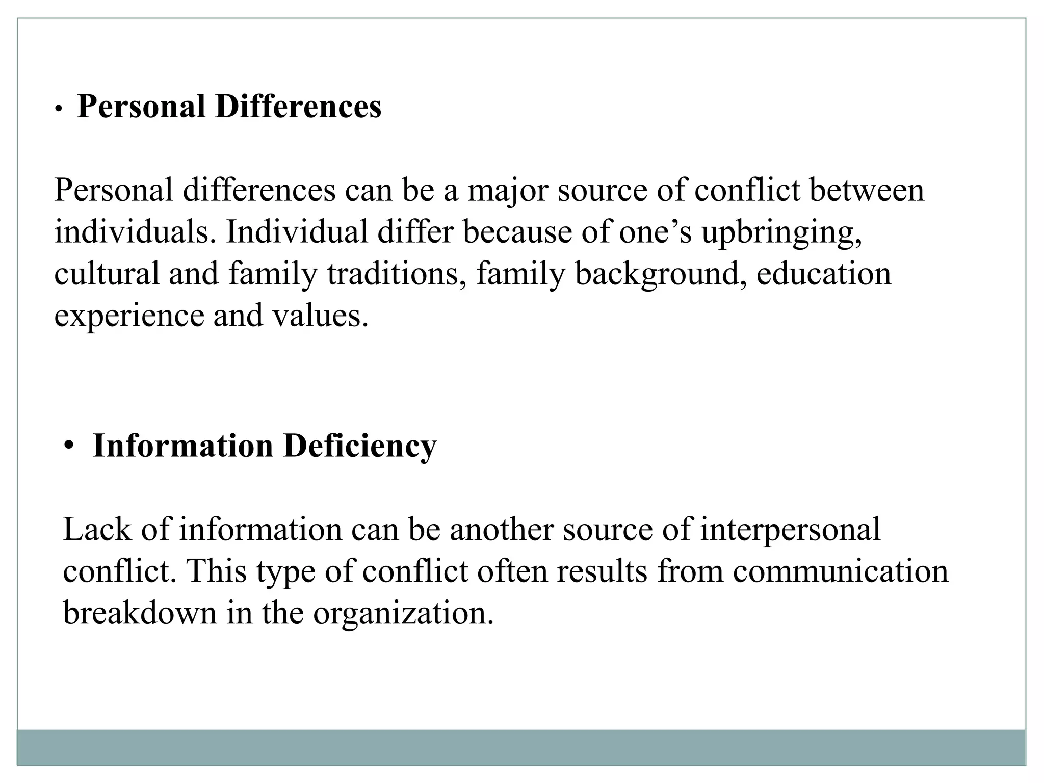 Conflict Management, Conflict process | PPTX