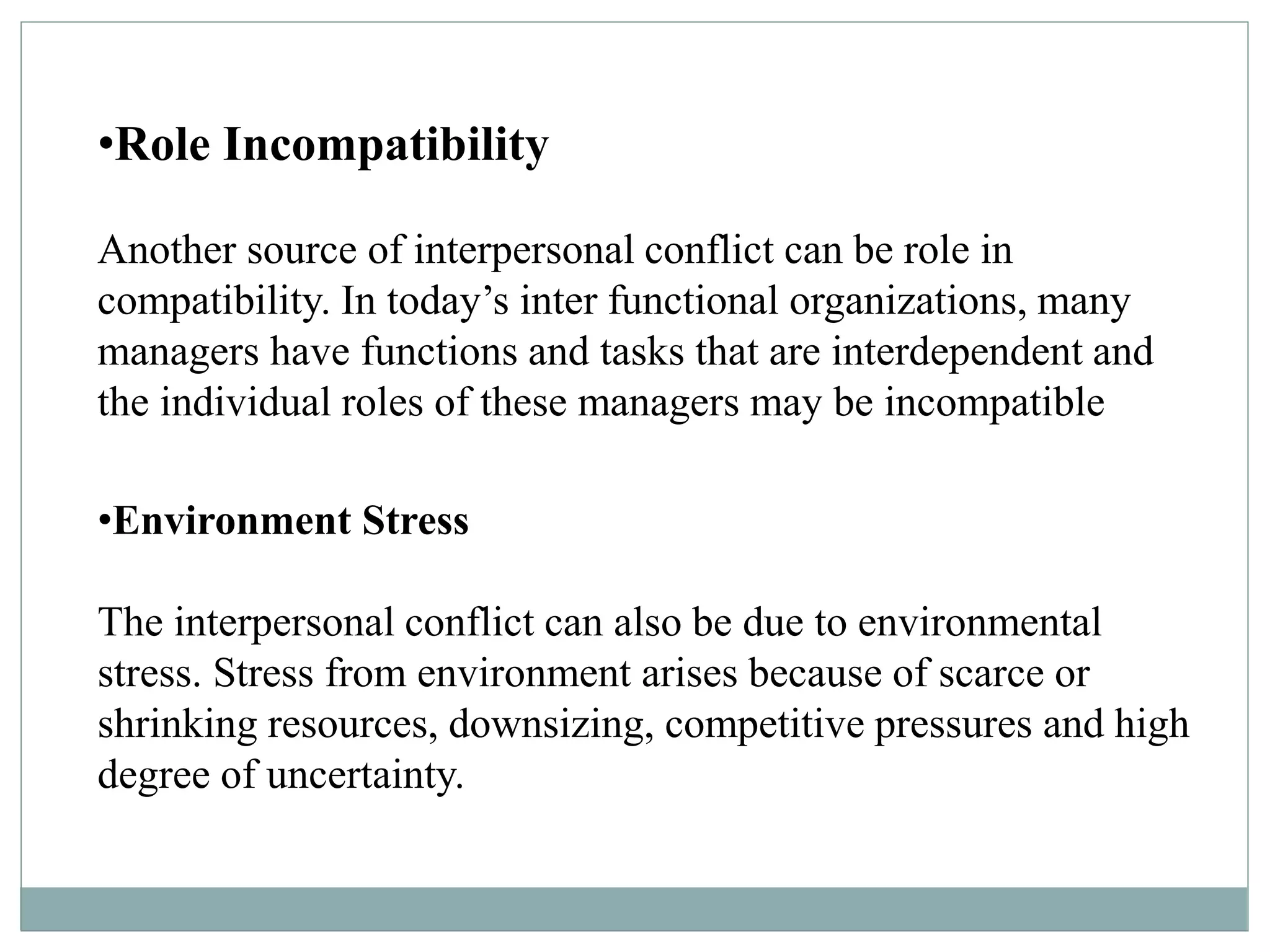 Conflict Management, Conflict process | PPTX