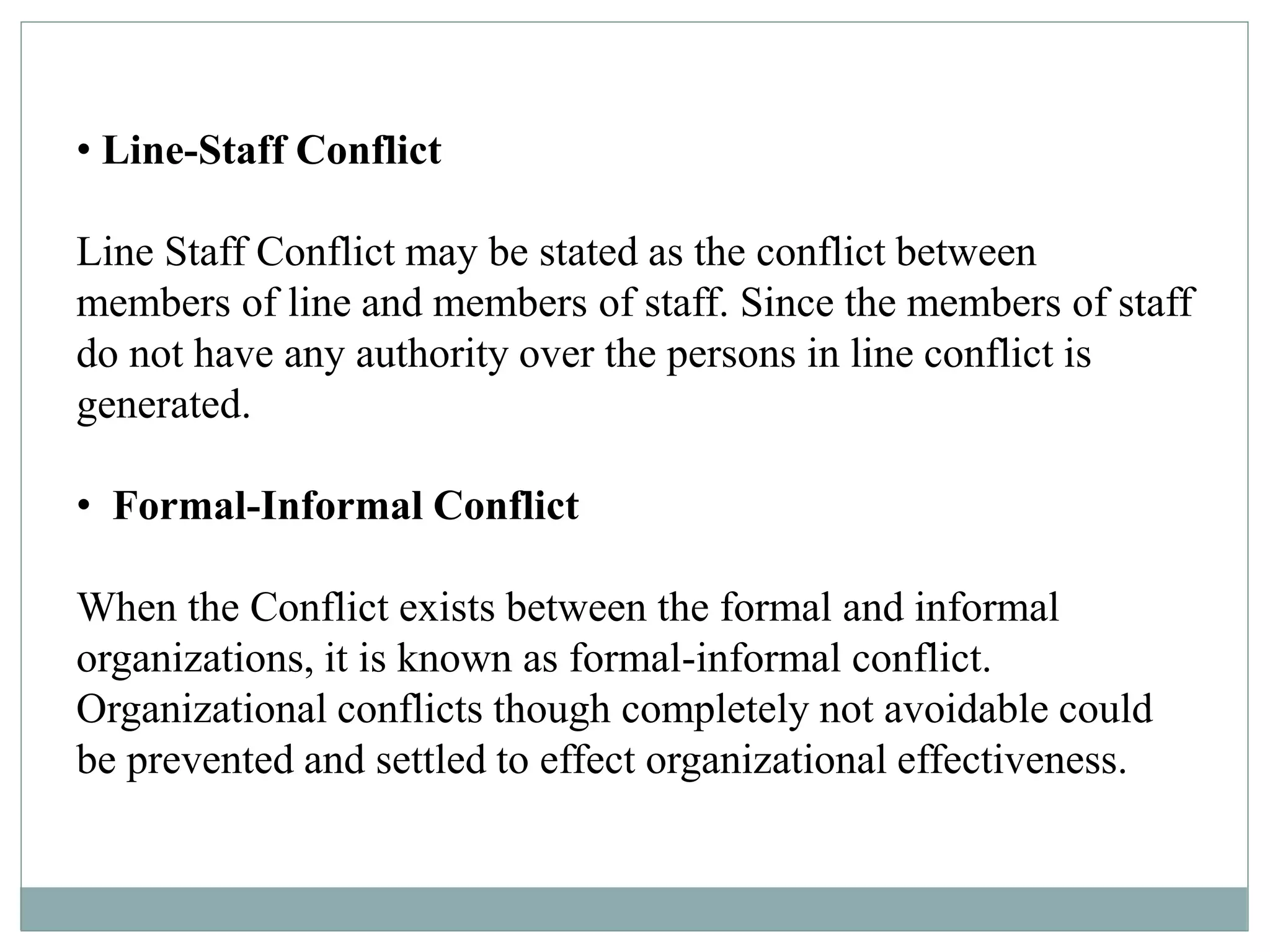 Conflict Management, Conflict process | PPTX