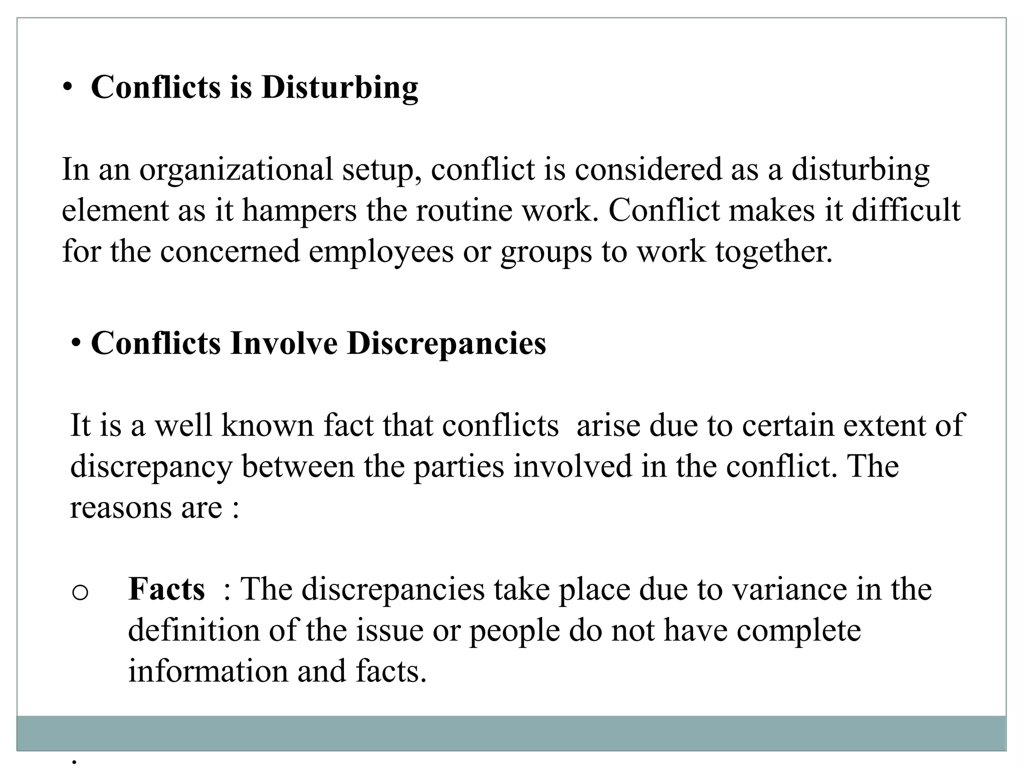 Conflict Management, Conflict process | PPTX