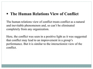 Conflict Management, Conflict process | PPTX