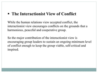 Conflict Management, Conflict process | PPTX