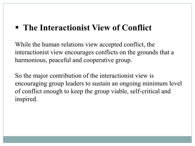 Conflict Management, Conflict process | PPTX