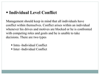 Conflict Management, Conflict process | PPTX