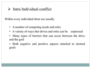 Conflict Management, Conflict process | PPTX