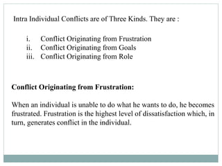 Conflict Management, Conflict process | PPTX