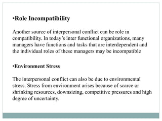 Conflict Management, Conflict process | PPTX