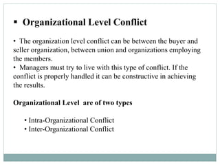 Conflict Management, Conflict process | PPTX