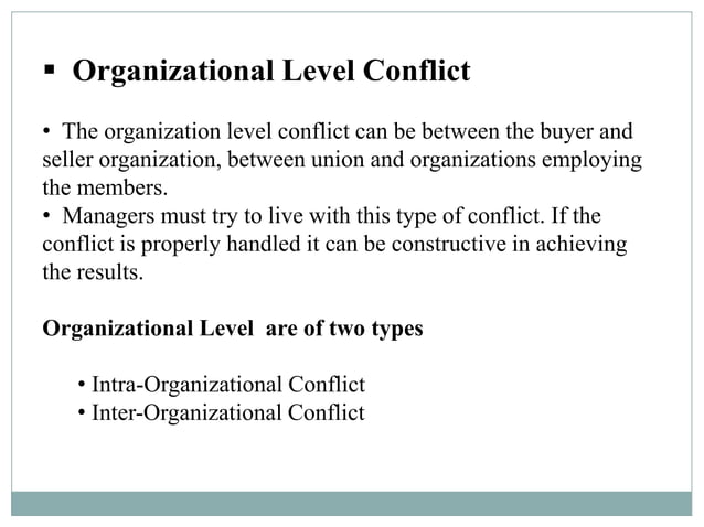 Conflict Management, Conflict process | PPTX