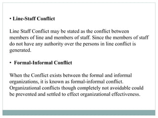 Conflict Management, Conflict process | PPTX