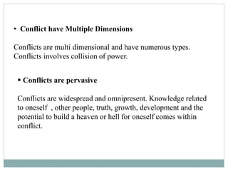 Conflict Management, Conflict process | PPTX