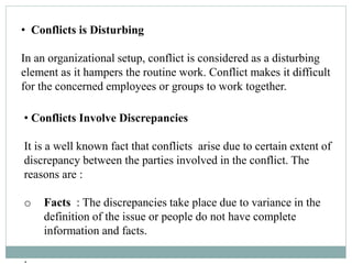 Conflict Management, Conflict process | PPTX
