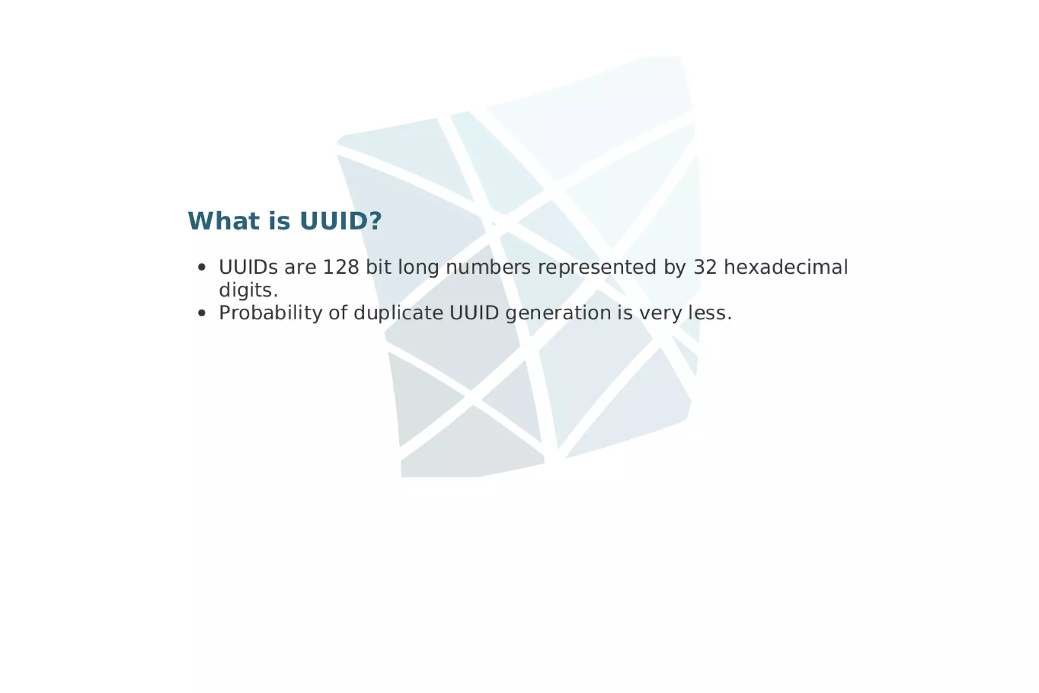 Uuid | PPT