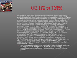 Undang-undang ITE | PPT