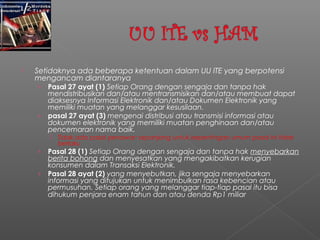 Undang-undang ITE | PPT