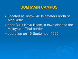Universiti Utara Malaysia | PPT