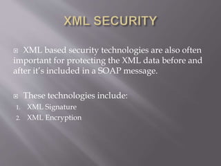 Uunit 5-xml&web security | PPT