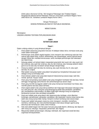 Uu no. 23 tahun 2002 idn journal | PDF