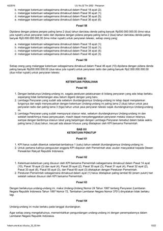 Uu no.32 thn 2002 penyiaran | PDF