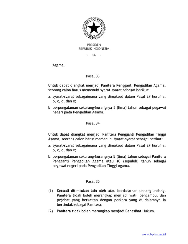 Uu no. 7 tahun 1989 tentang peradilan agama | PDF