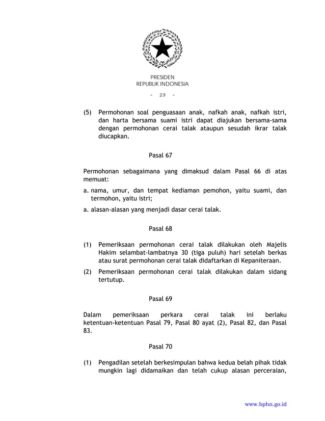 Uu no. 7 tahun 1989 tentang peradilan agama | PDF