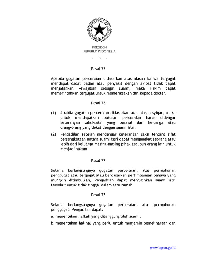 Uu no. 7 tahun 1989 tentang peradilan agama | PDF